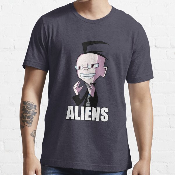 "ALIENS" T-shirt for Sale by TheIrstress | Redbubble | invader zim t ...