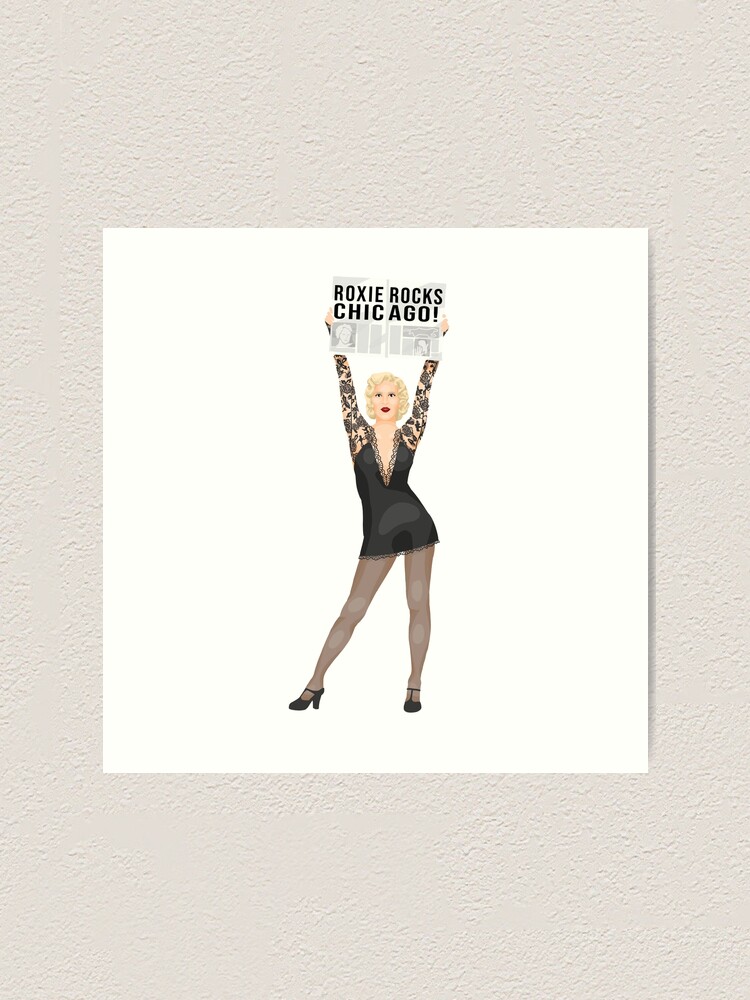 "Roxie Rocks Chicago!" Art Print for Sale by reaganlangston | Redbubble