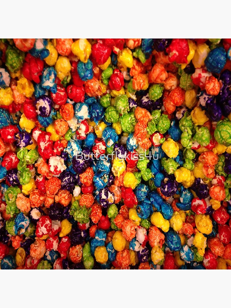 "Rainbow Popcorn" Poster by Butterflykiss4u | Redbubble