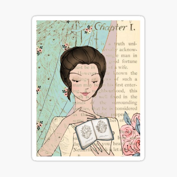 "A Truth Universally Acknowledged" Sticker for Sale by AlwayzATreasure ...