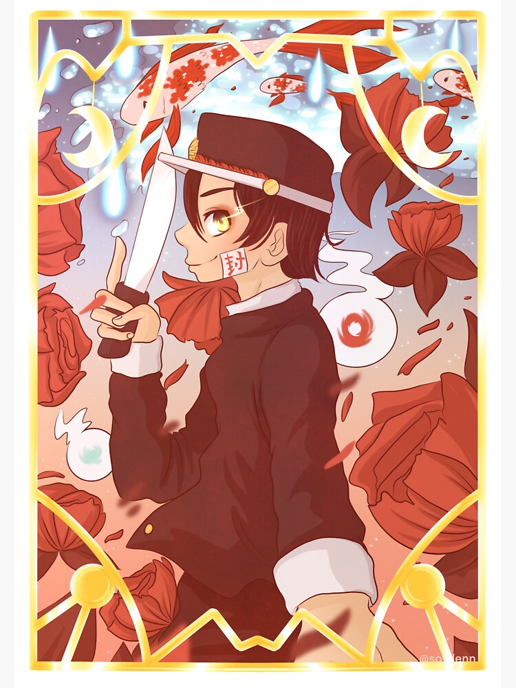 "Hanako card" Sticker for Sale by sowlenn | Redbubble