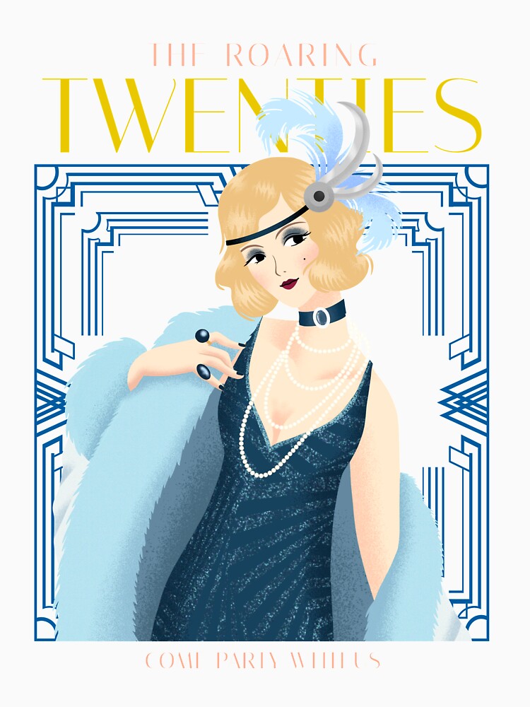 "Roaring 20s Art Deco Party" T-shirt for Sale by BriansDesigns ...