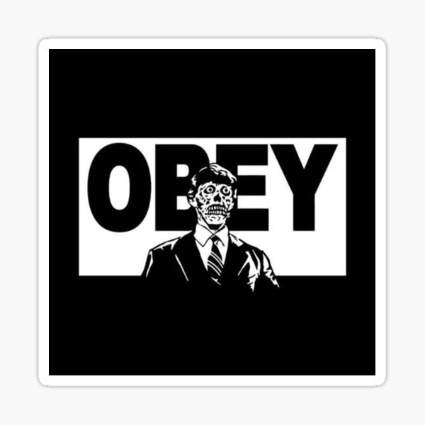 They Live Obey Stickers | Redbubble
