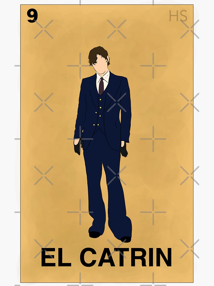 "el catrin" Sticker for Sale by Eversinceny | Redbubble