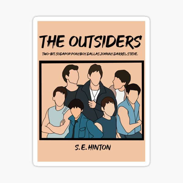 "The Outsiders" Sticker for Sale by daniellemeliny | Redbubble