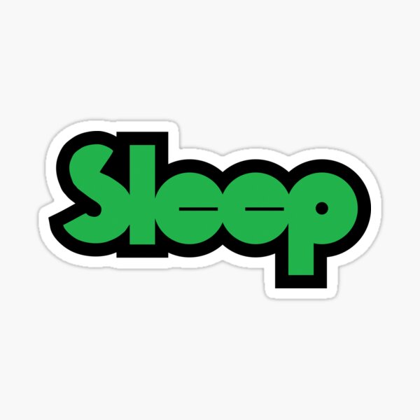 Sleep Band Stickers | Redbubble