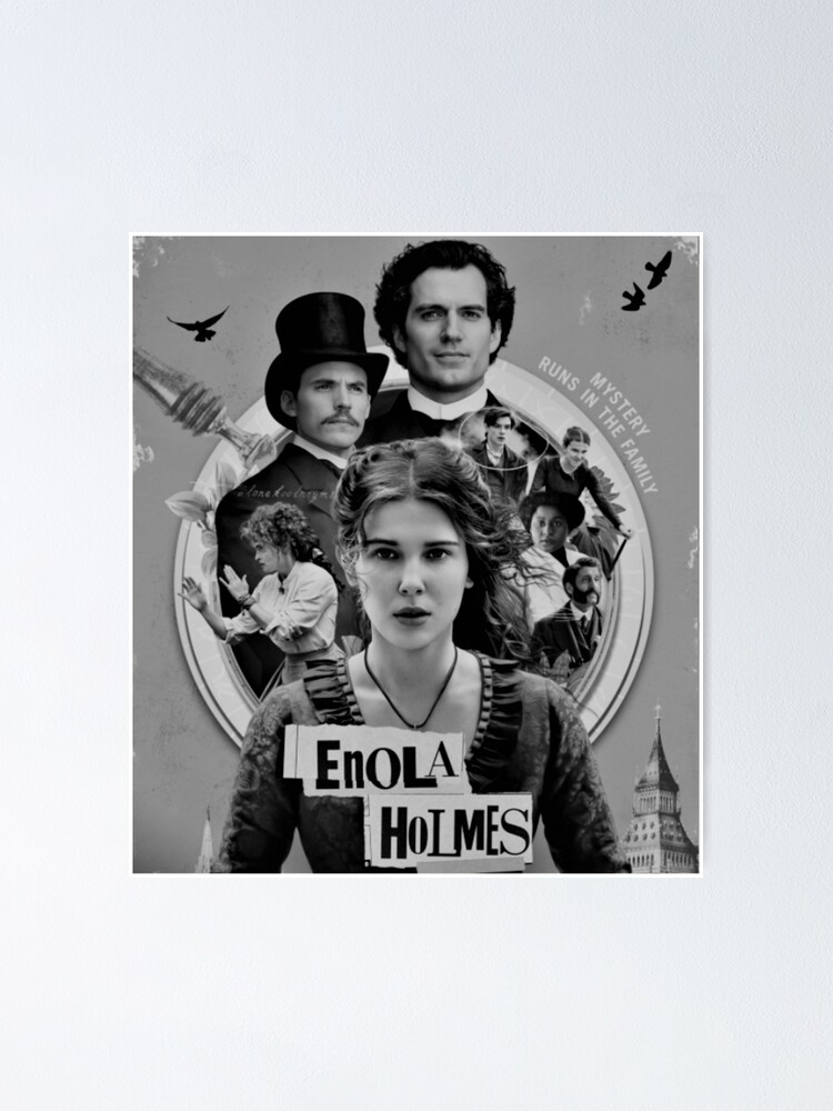 "Enola Holmes" Poster by ByAsh | Redbubble