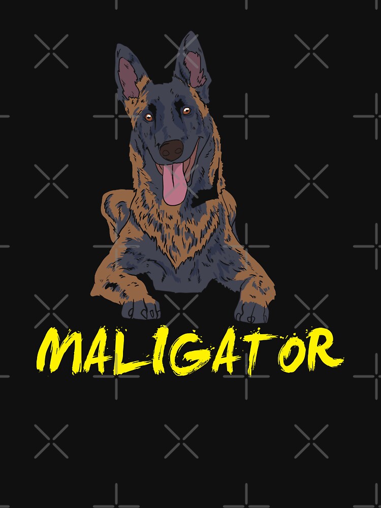 "Maligator - Malinois Belgischer Schäferhund - Hundebesitzer" T-Shirt ...