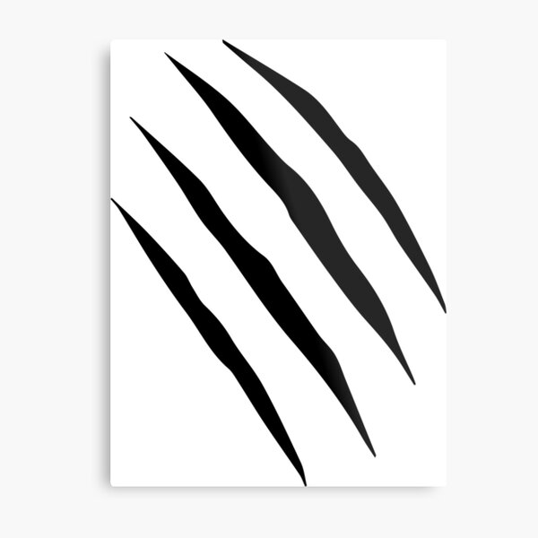 Claw Mark Metal Prints | Redbubble