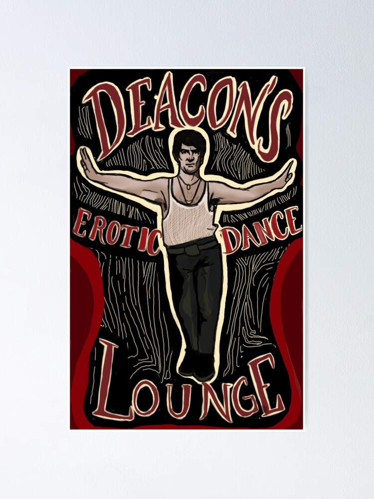 "What We Do In The Shadows Deacon's Erotic Dance Lounge" Poster for Sale by SophilliaArts ...