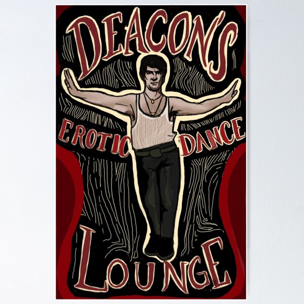 "What We Do In The Shadows Deacon's Erotic Dance Lounge" Poster for Sale by SophilliaArts ...