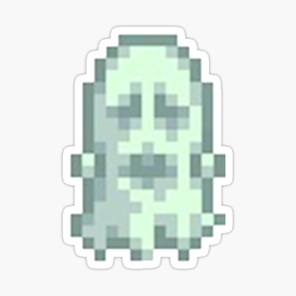 "Stardew Valley Pixel Ghost" Sticker for Sale by edevyor | Redbubble