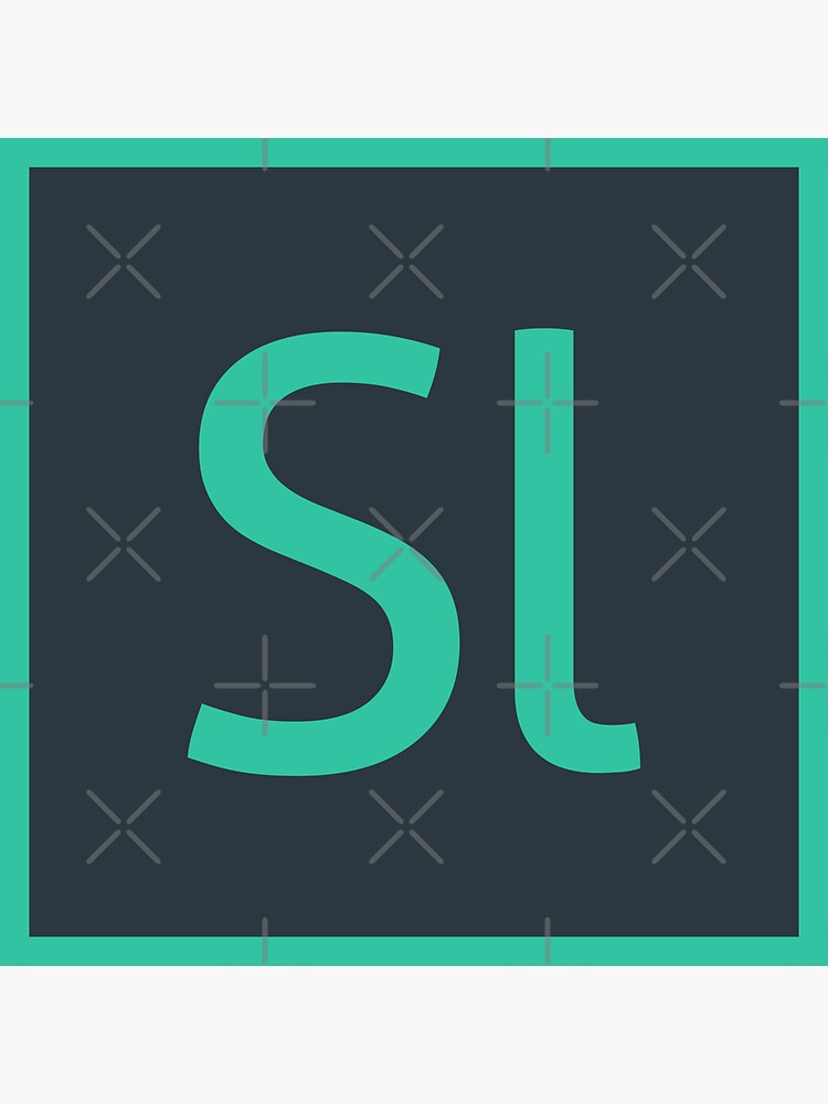 "Streamlabs Adobe Icon" Sticker by brandonpickus | Redbubble