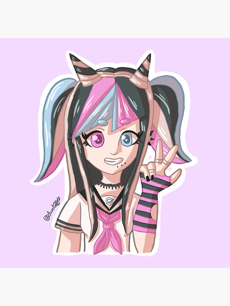 "Ibuki Mioda" Sticker for Sale by Amocentral | Redbubble