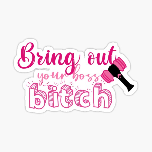 "BLACKPINK How You Like That" Sticker by Curshey | Redbubble