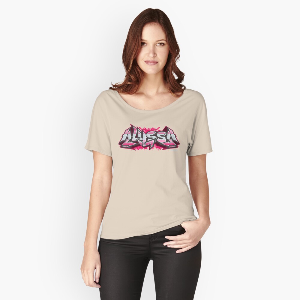 "Alyssa Hip-Hop Graffiti Burner" Sticker for Sale by Jawnism | Redbubble