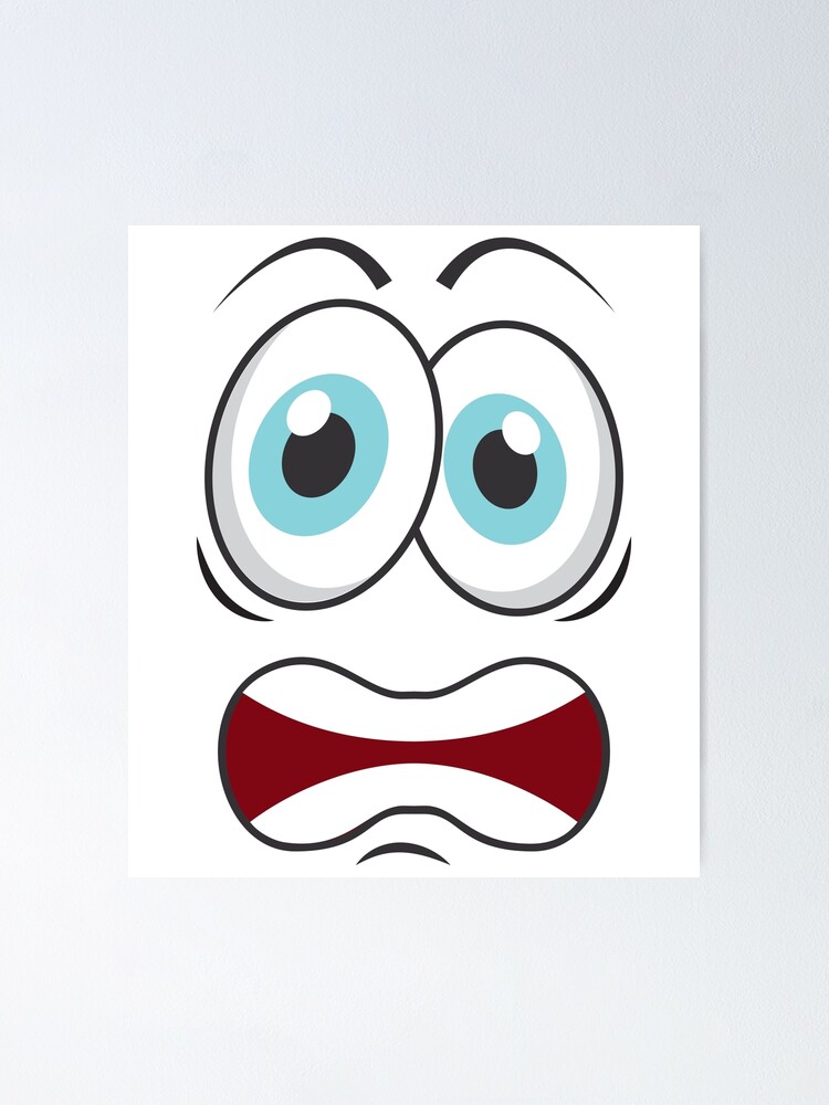 Animated Scared Face