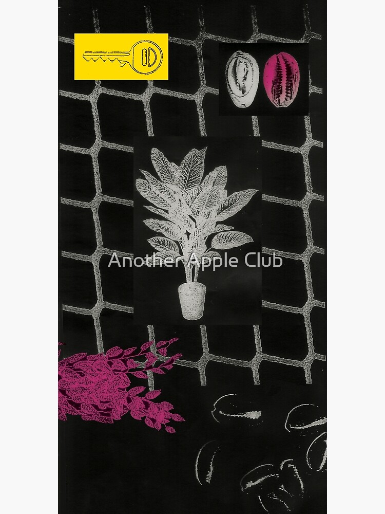 "Strong Saints - Magic Dark collage with key, saints, net, shells ...