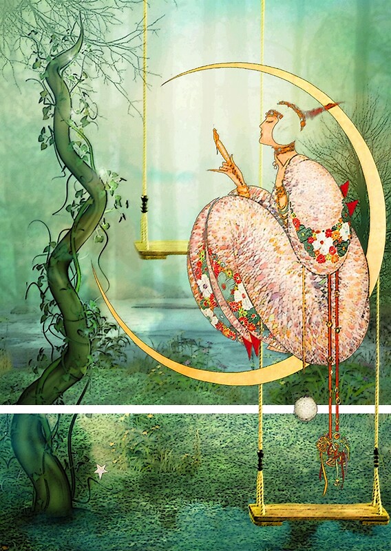 "PARADISE MOON" by Tammera | Redbubble