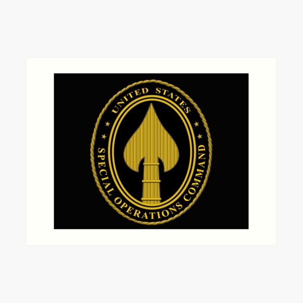 "Special Operations Command (SOCOM)" Art Print by SoldierAlways | Redbubble