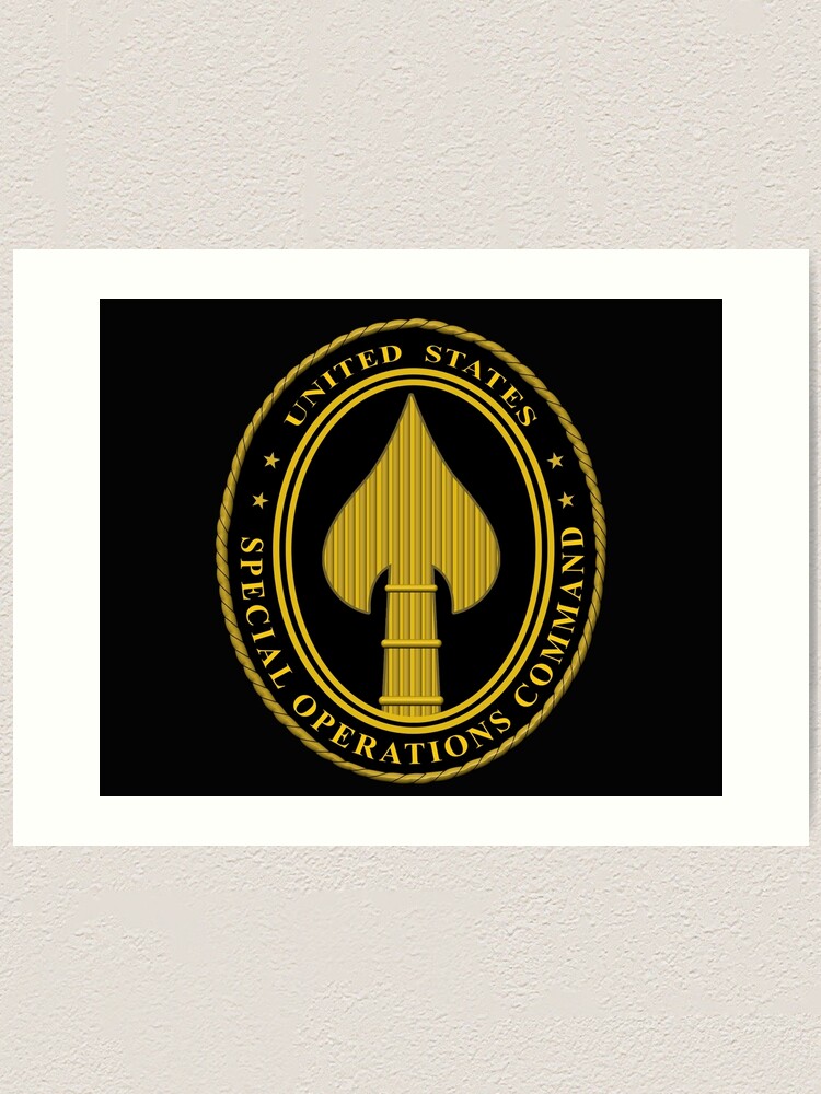"Special Operations Command (SOCOM)" Art Print by SoldierAlways | Redbubble