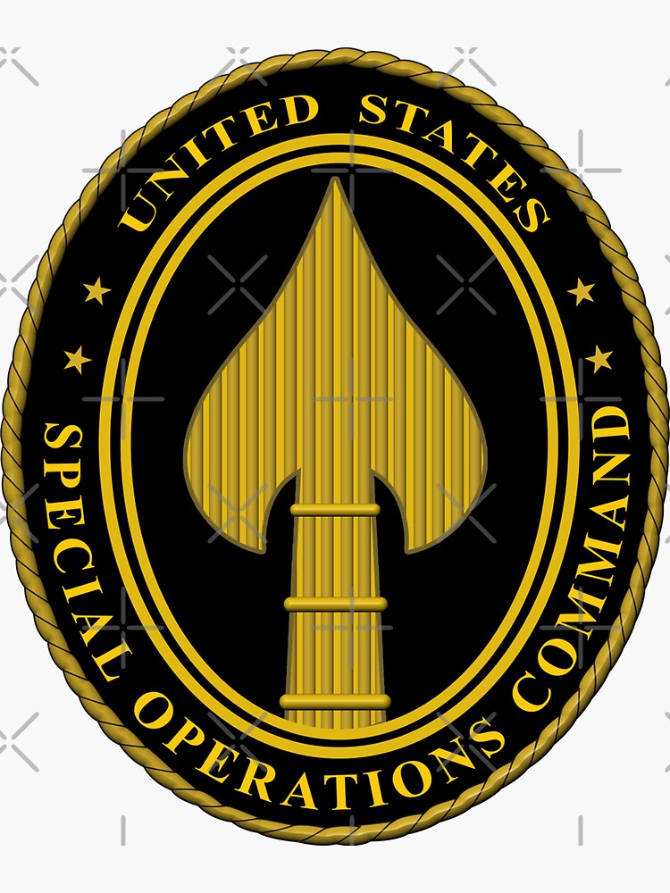 "Special Operations Command (SOCOM)" Sticker for Sale by SoldierAlways ...