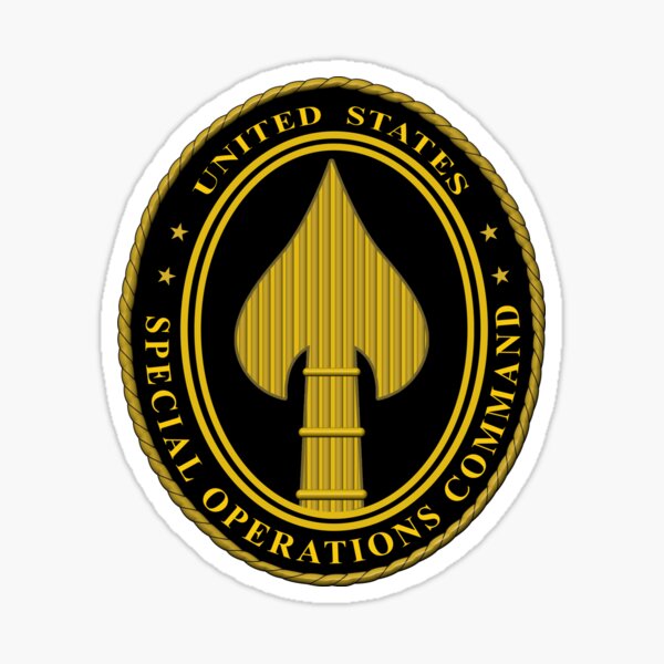 "Special Operations Command (SOCOM)" Sticker for Sale by SoldierAlways ...
