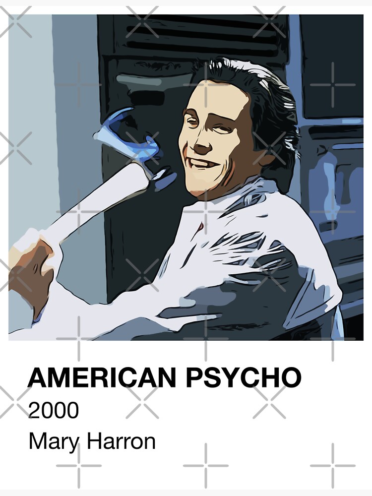 "Pantone American Psycho" Sticker by cinemafanatic | Redbubble
