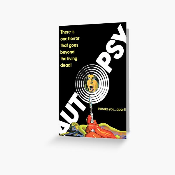 "Macchie solari aka Autopsy (1975) Armando Crispino" Greeting Card for ...