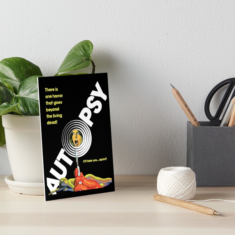 "Macchie solari aka Autopsy (1975) Armando Crispino" Art Board Print ...