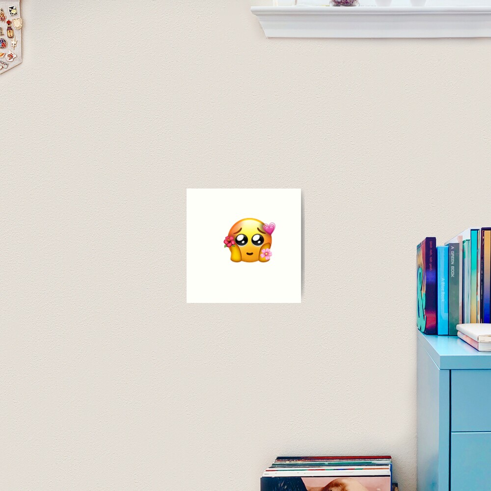 "When You Get a Compliment Emoji" Sticker for Sale by piperdooley ...