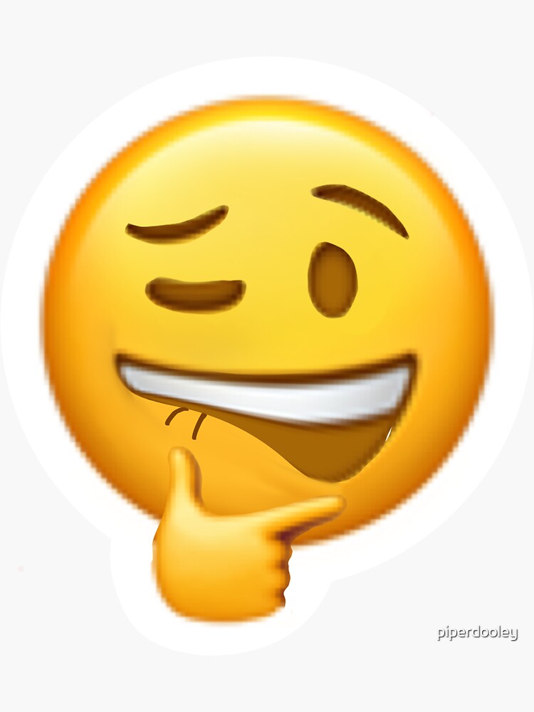 "Lin Manuel Miranda Lip Bite Emoji" Sticker for Sale by piperdooley ...