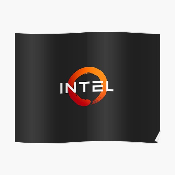 "amd intel" Poster for Sale by revolex | Redbubble