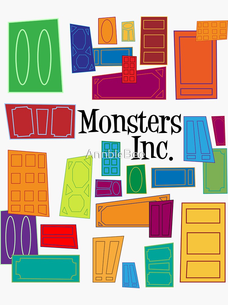 "Monsters Inc" Sticker for Sale by AnnbleBee | Redbubble