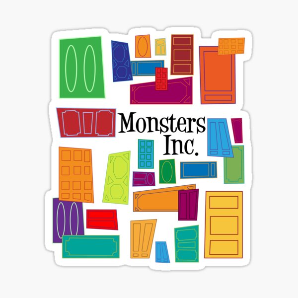 "Monsters Inc" Sticker for Sale by AnnbleBee | Redbubble