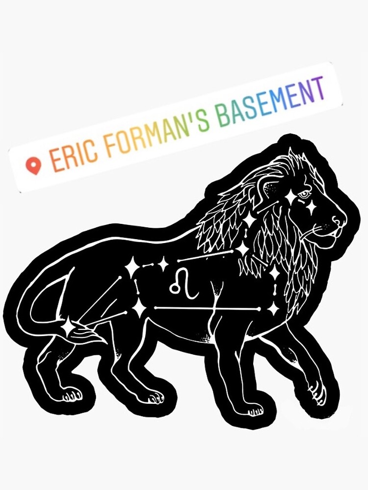 "THAT 70'S 70S SHOW ERIC FORMAN BASEMENT INSTAGRAM LEO LION SIGN ...