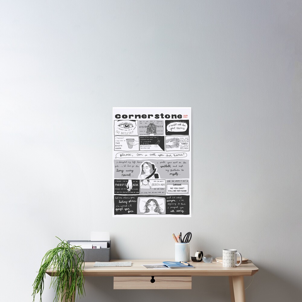 "cornerstone" Poster for Sale by xjulianaz | Redbubble