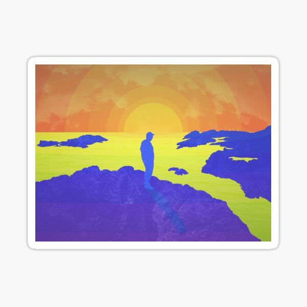 "On The Rocks" Sticker for Sale by PopVultureArt | Redbubble