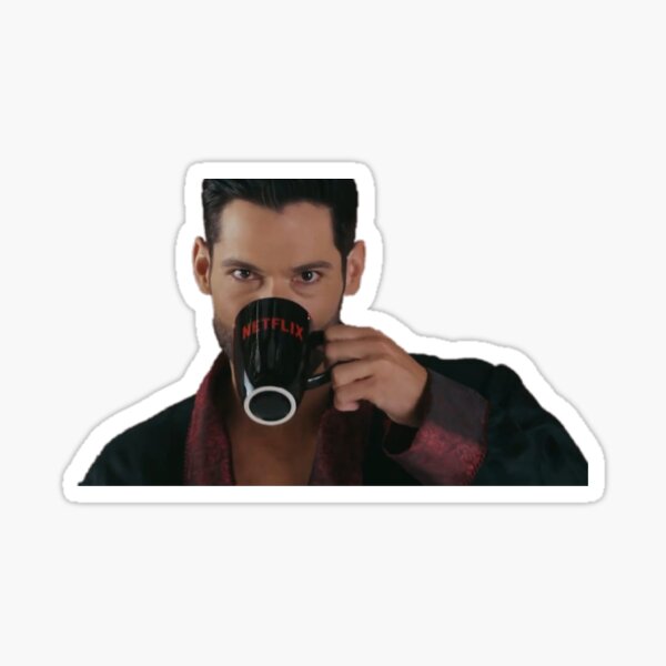 "Lucifer Morningstar " Sticker for Sale by Chaoscrie666 | Redbubble