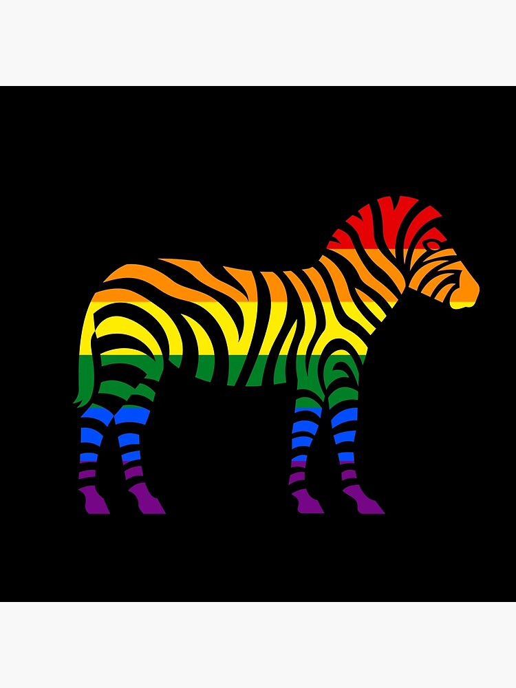 "gay zebra" Poster by pikafelix | Redbubble