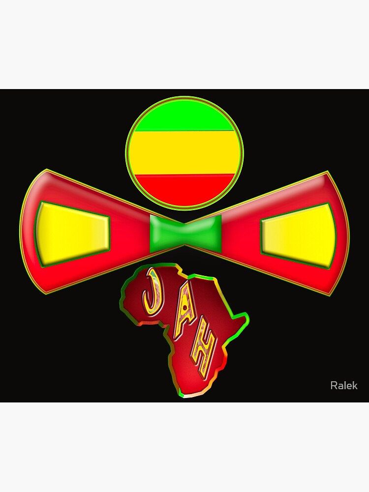 " COOL BOW TIE IN THE COLORS OF THE RASTA FLAG JAH AFRICA" Poster by ...