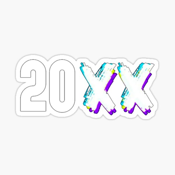 "20xx" Sticker by 2wentyXX | Redbubble