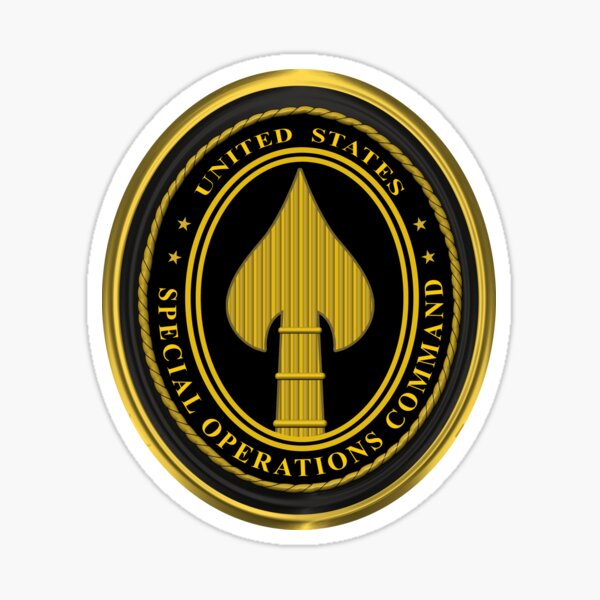 "Special Operations Command (SOCOM) Customized Patch" Sticker for Sale ...