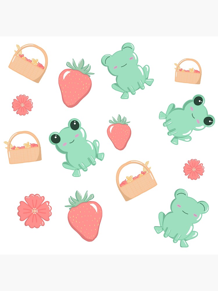 "Strawberry Frog" Poster by raquel98rm | Redbubble