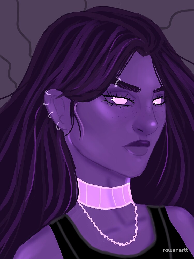 "alien girl" Poster by rowanartt | Redbubble