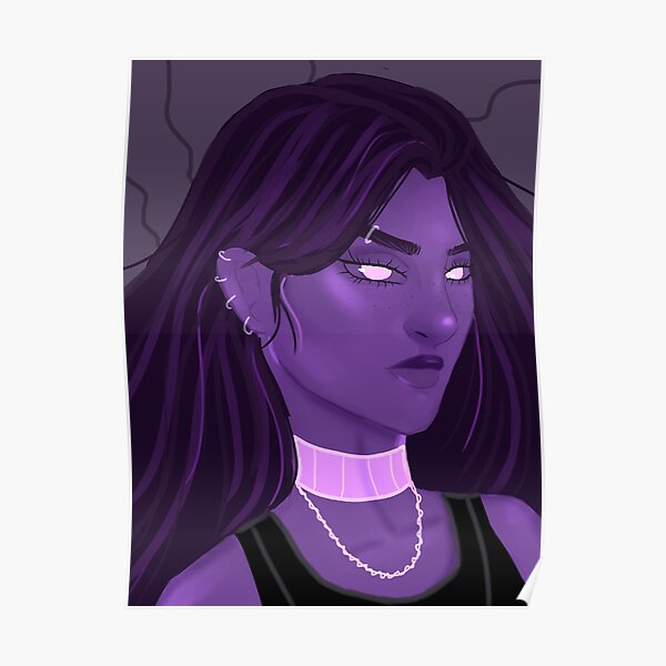 "alien girl" Poster by rowanartt | Redbubble