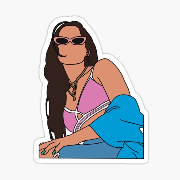 "Emma Chamberlain Sticker!" Sticker for Sale by harmonicagirl | Redbubble