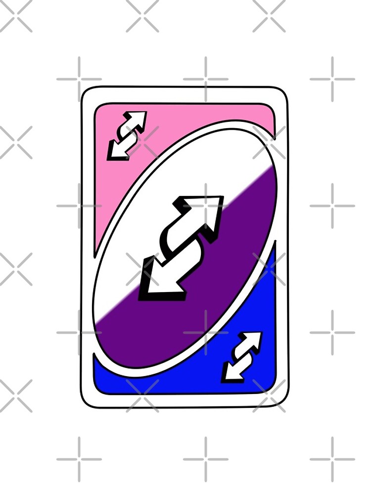 "Uno Reverse - Genderfluid Edition!" iPhone Case for Sale by ...