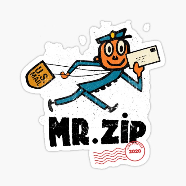Mr Zip Stickers | Redbubble