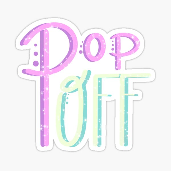 "Pop Off Sticker" Sticker by ATgraphicDesign | Redbubble